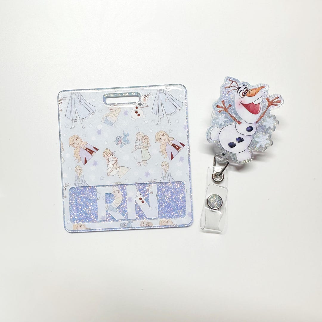 Freezing Movie Badge Buddy And/or Reel Character, Snowman, Frozen ...