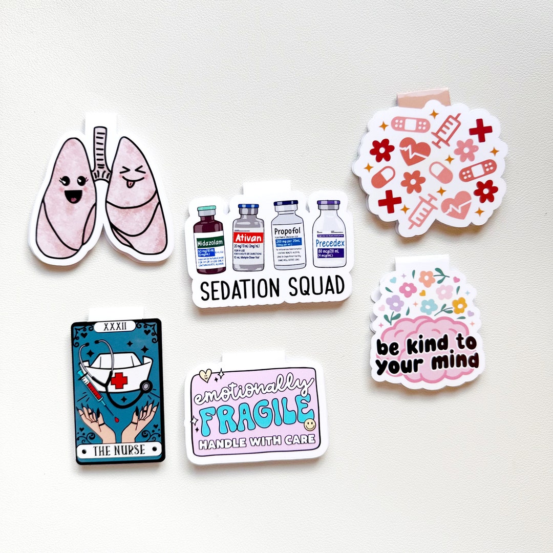 Nurse Magnetic Bookmark, Sticker Locker, Kindle, Sarcastic, Funny ...