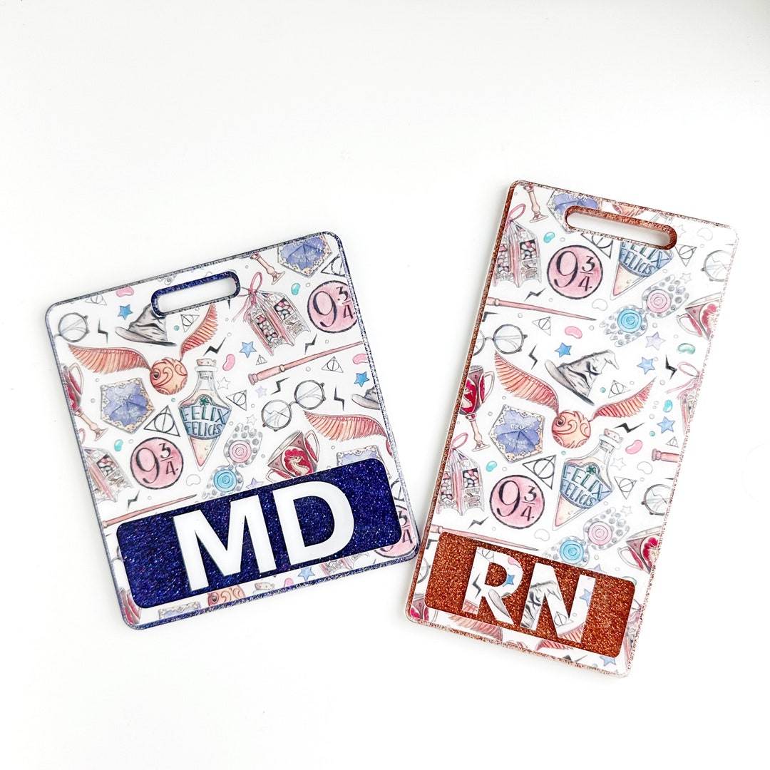 Wizard Badge Buddy Harry, Nurse, PICU, NICU, Pediatrics, Hospital ...