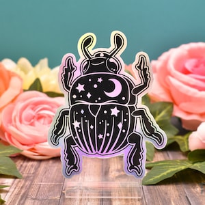 Holographic Beetle Sticker - Etsy