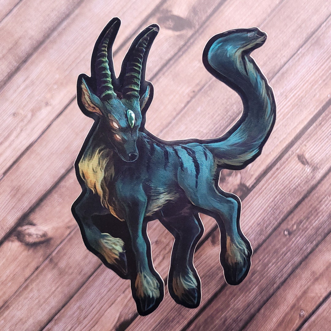 Demon Goat Sticker - Etsy