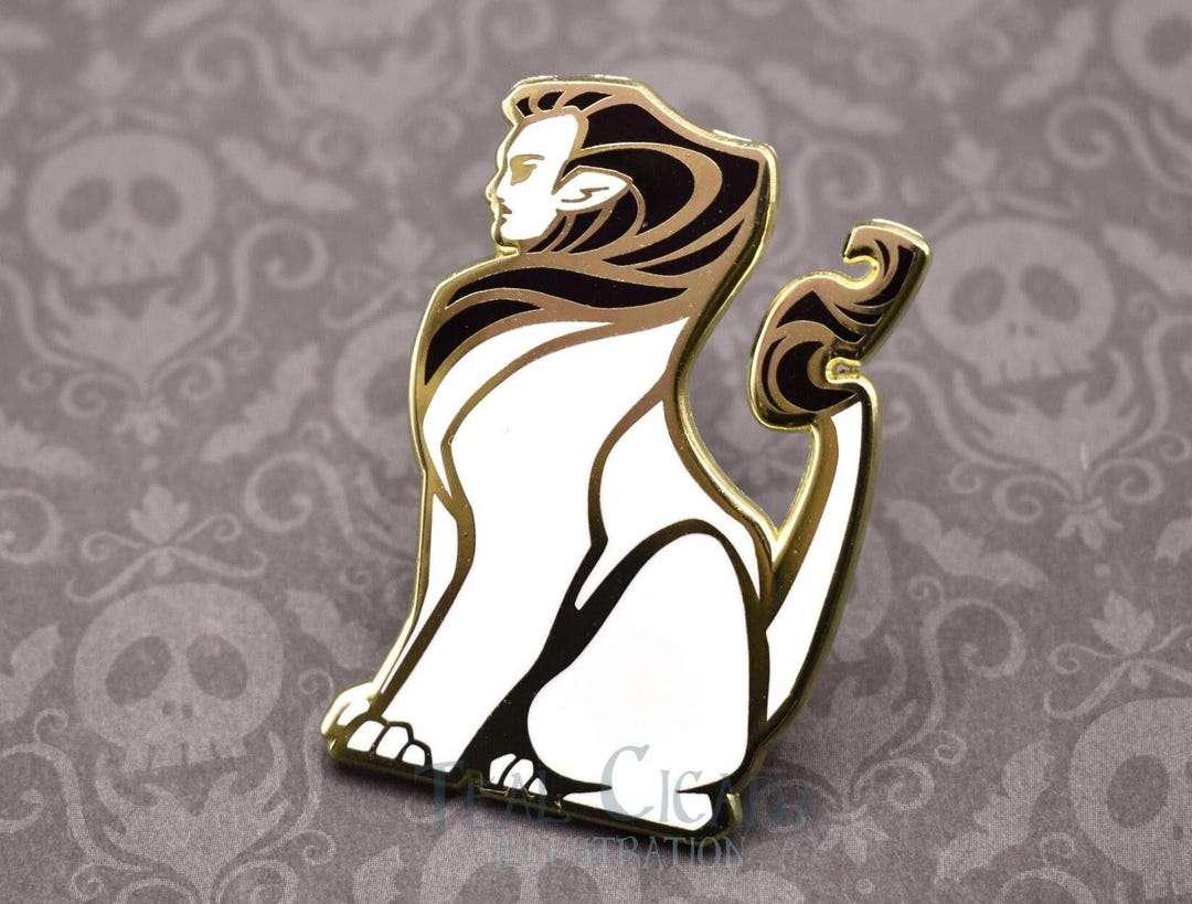 Sphinx Enamel Pin - Etsy