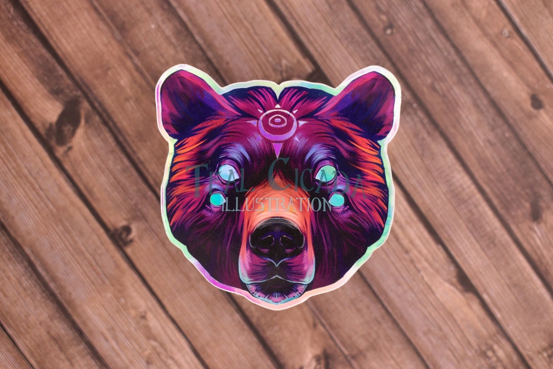 Holographic Radiant Sticker - Etsy