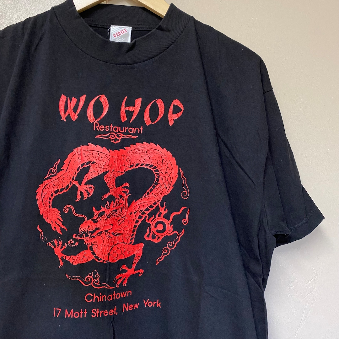 Vintage Chinatown Wo Hop Restaurant Shirt New York Size XL Dragon - Etsy