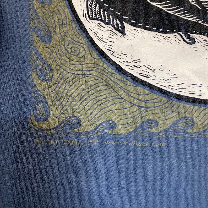 VTG 90s Ray Troll 1994 Montana Fish Fishing Yin Yang Art T Shirt XL - Etsy