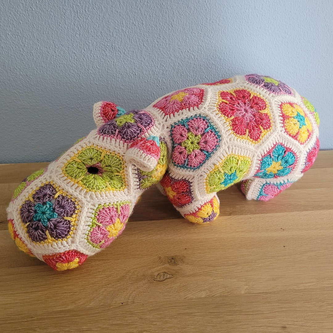 Granny Square Hippo - Etsy