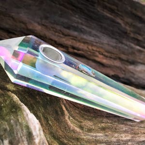 Angel Aura Pipe, Crystal Pipe, Custom Pipe, Abalone Sea Shell, Abalone ...