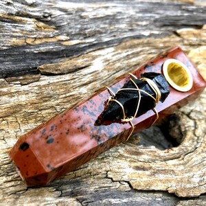 Red Obsidian, Stone Pipe, Arrowhead Pipe, Obsidian Pipe, Custom Pipe ...