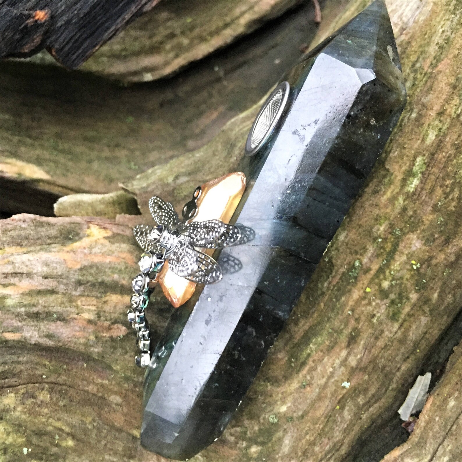 Dragonfly Stone Pipe, Labradorite Pipe, Smoking Pipe, Custom ...