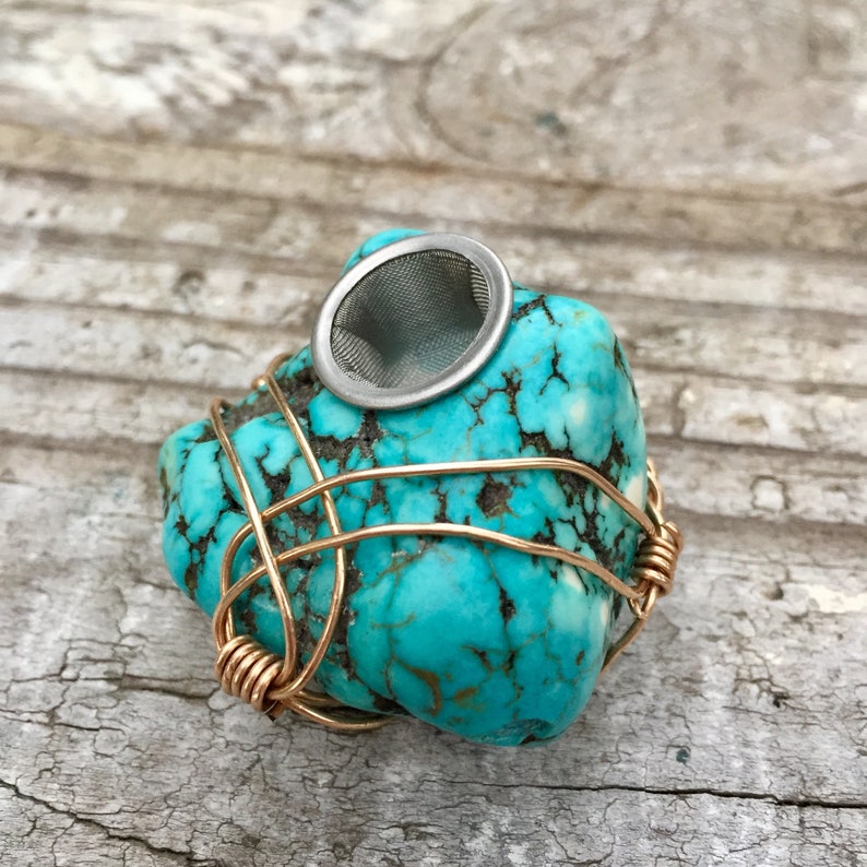 Turquoise Pipe Pendant Pipe Pendant Necklace Turquoise - Etsy