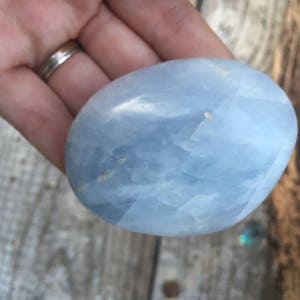 Light Blue Crystal Pipe, Abalone Natural Celestite Quartz Custom ...