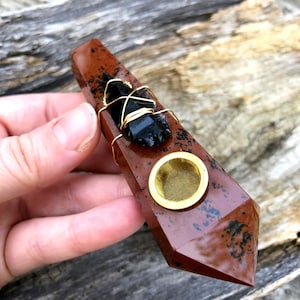 Red Obsidian, Stone Pipe, Arrowhead Pipe, Obsidian Pipe, Custom Pipe ...
