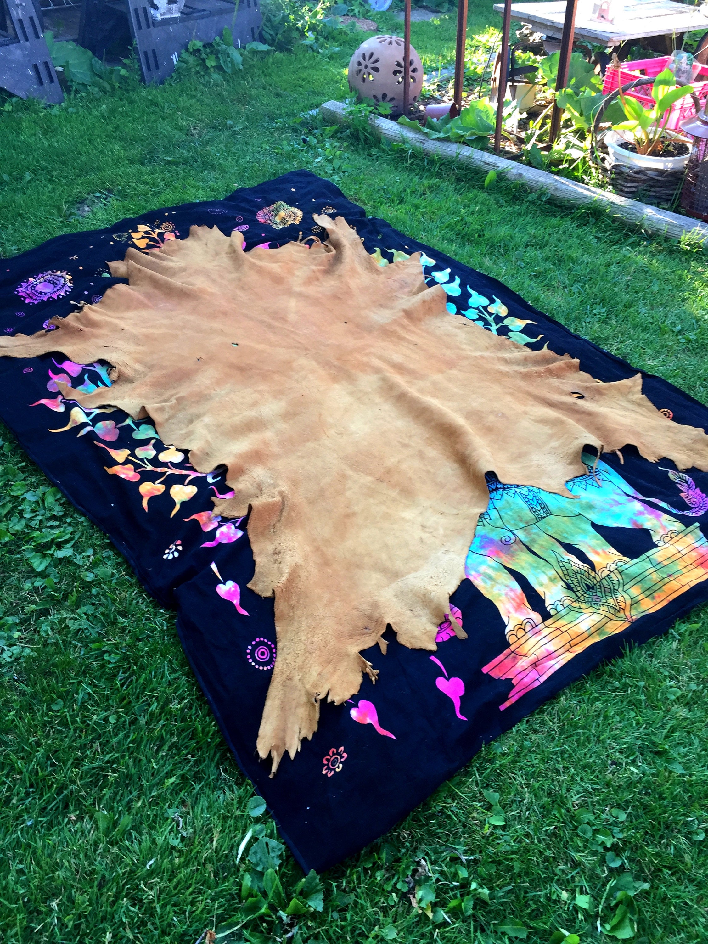 Full Leather Cowhide Vintage Soft/Clean Natural Leather | Etsy