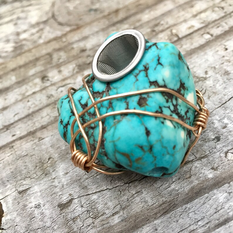 Turquoise Pipe Pendant Pipe Pendant Necklace Turquoise - Etsy