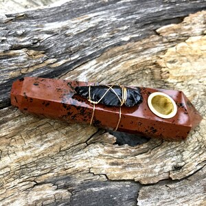 Red Obsidian, Stone Pipe, Arrowhead Pipe, Obsidian Pipe, Custom Pipe ...