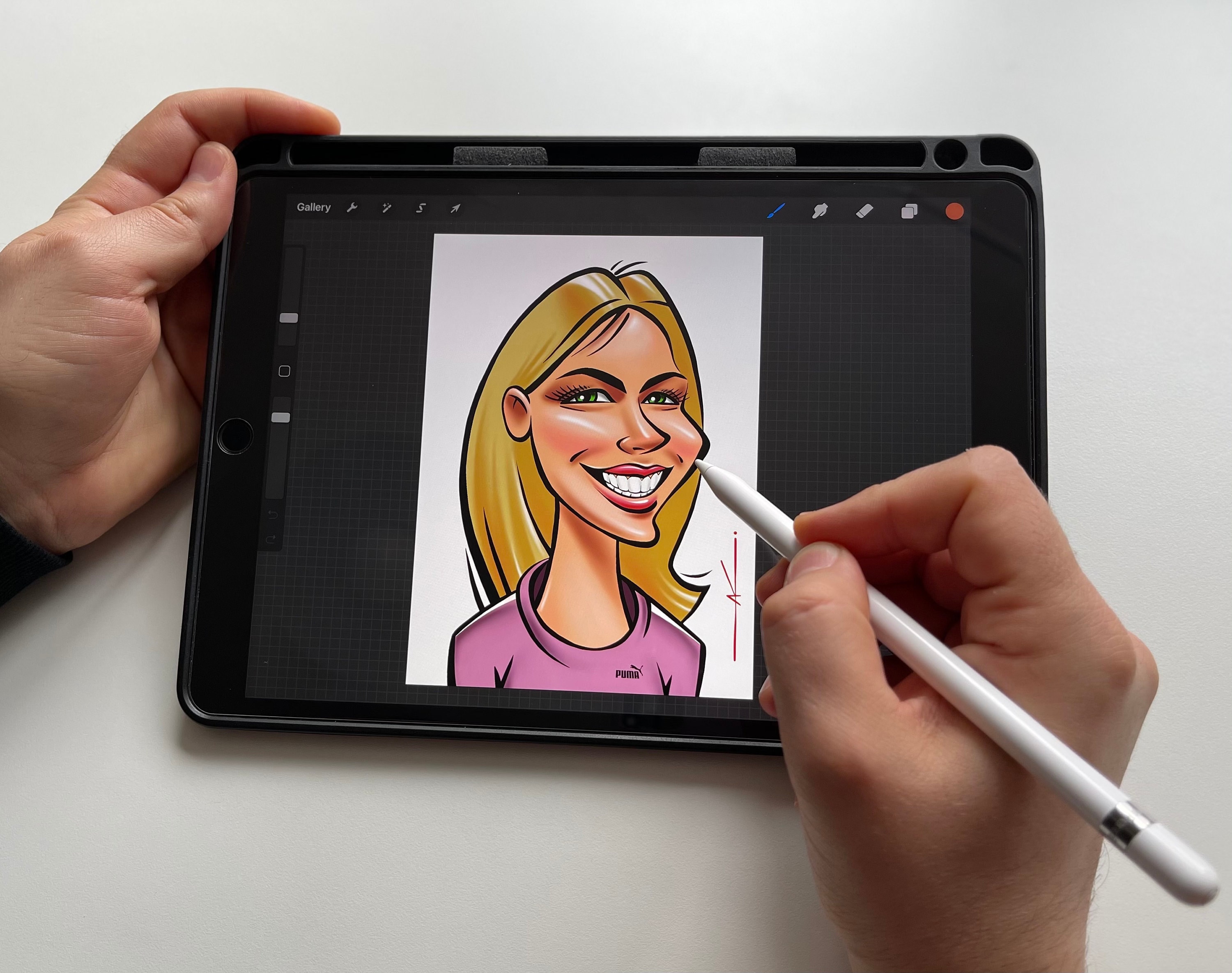 Digital caricature from your photo. Custom caricature for one | Etsy