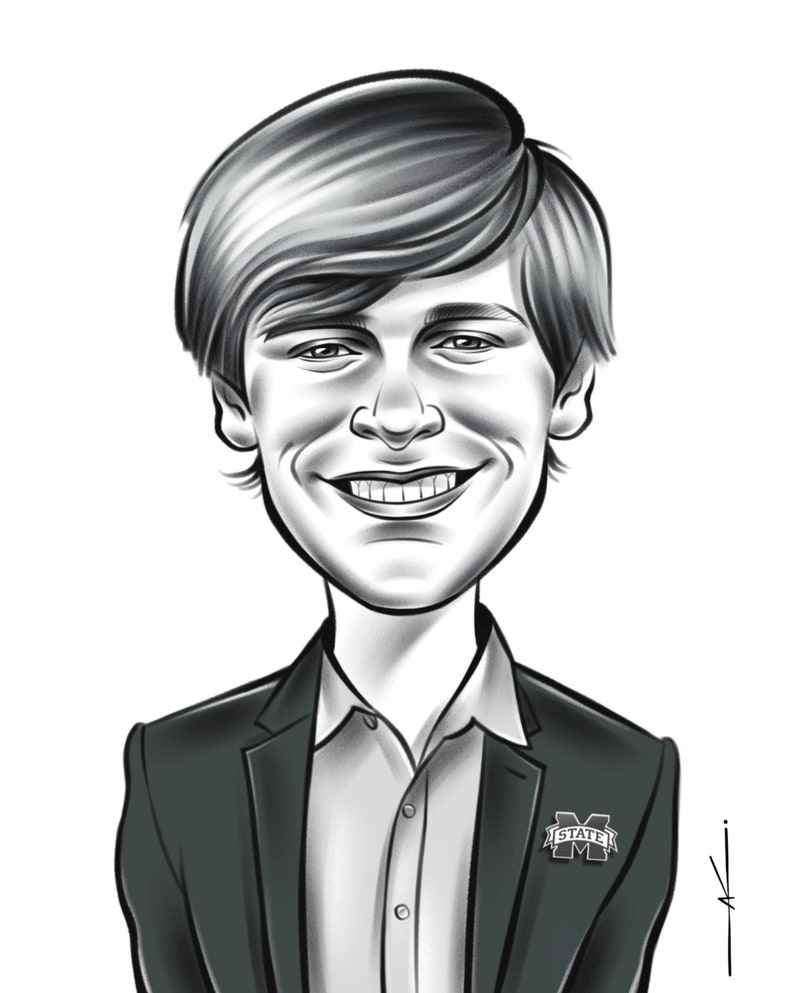 1 Person Digital Caricature From Your Photo. Caricature for One Person ...
