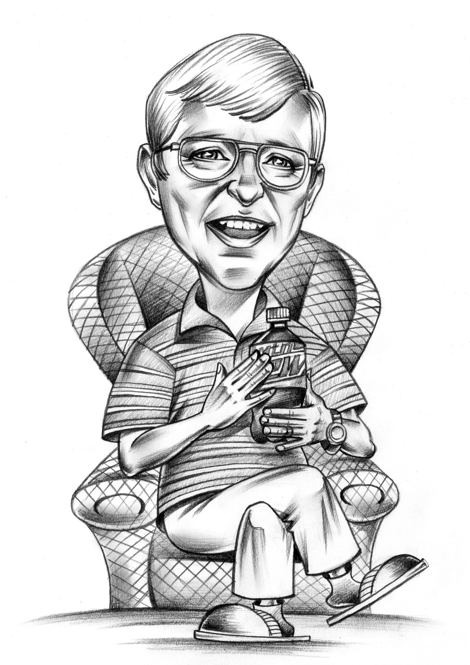 Hand drawn caricature on paper. | Etsy