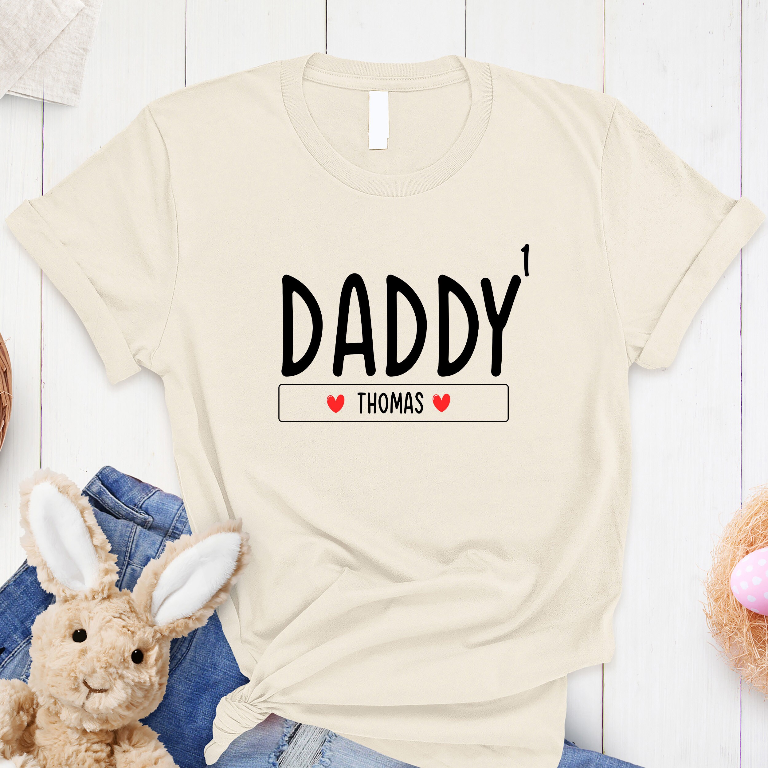 Custom Daddy Shirt With Kids Names, Father's Day Shirt, Daddy and ...