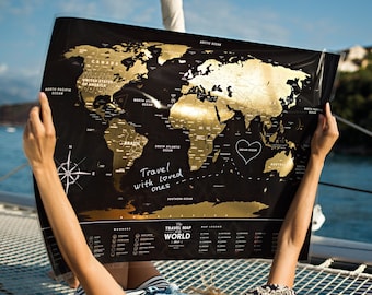 Wanderlust Map | Etsy