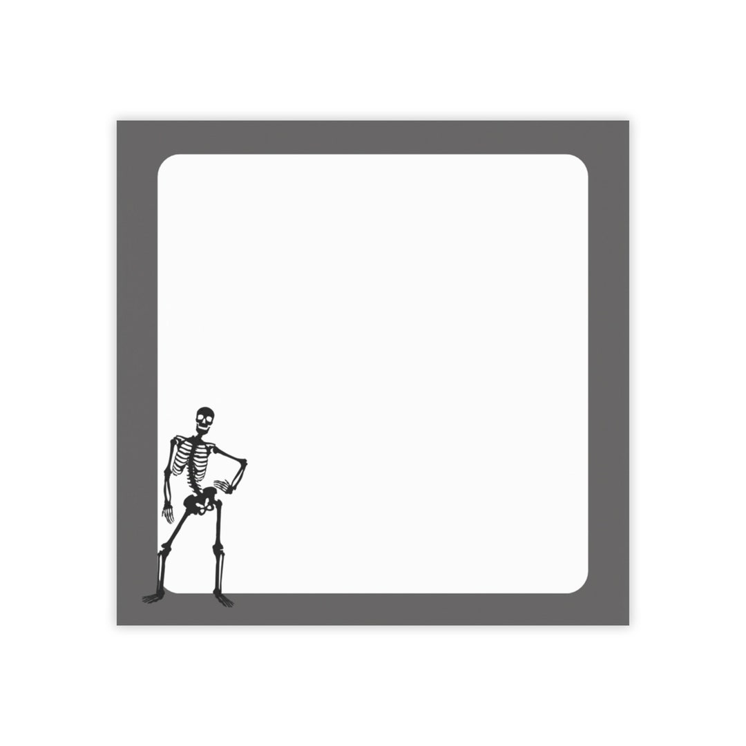 Sassy Skeleton Post-it® Note Pads - Etsy