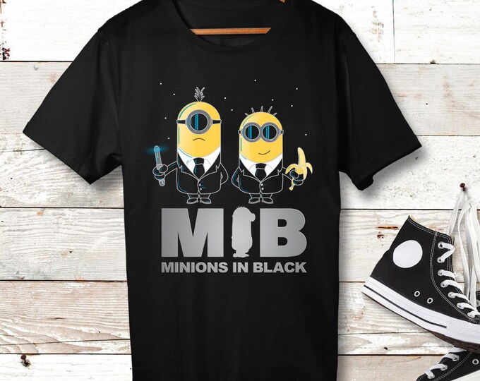 MIB / Minions in Black / Unisex Shirt / Ladies Shirt - Etsy