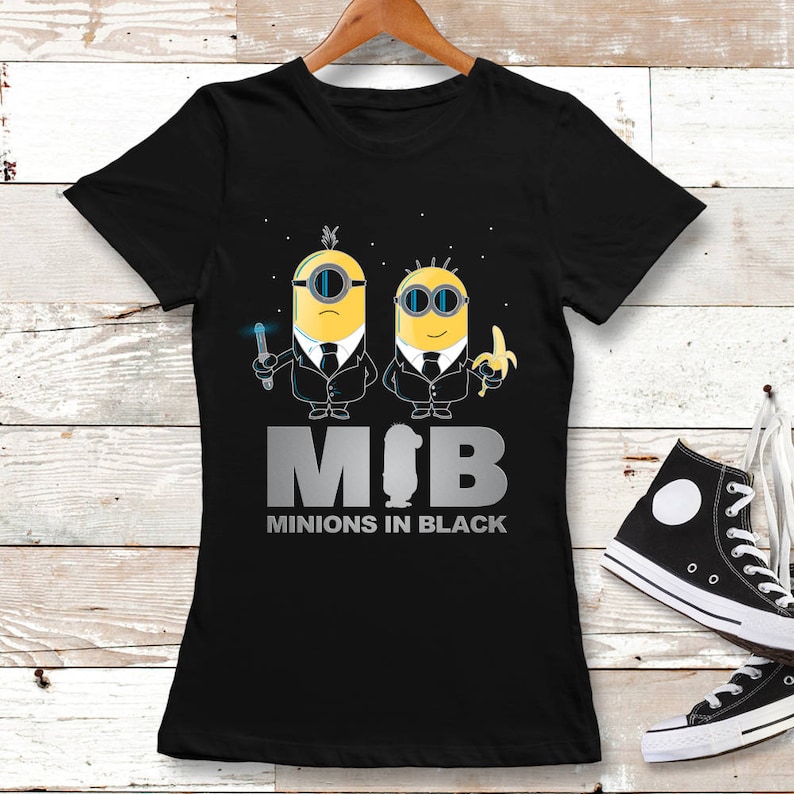 MIB / Minions in Black / Unisex Shirt / Ladies Shirt - Etsy