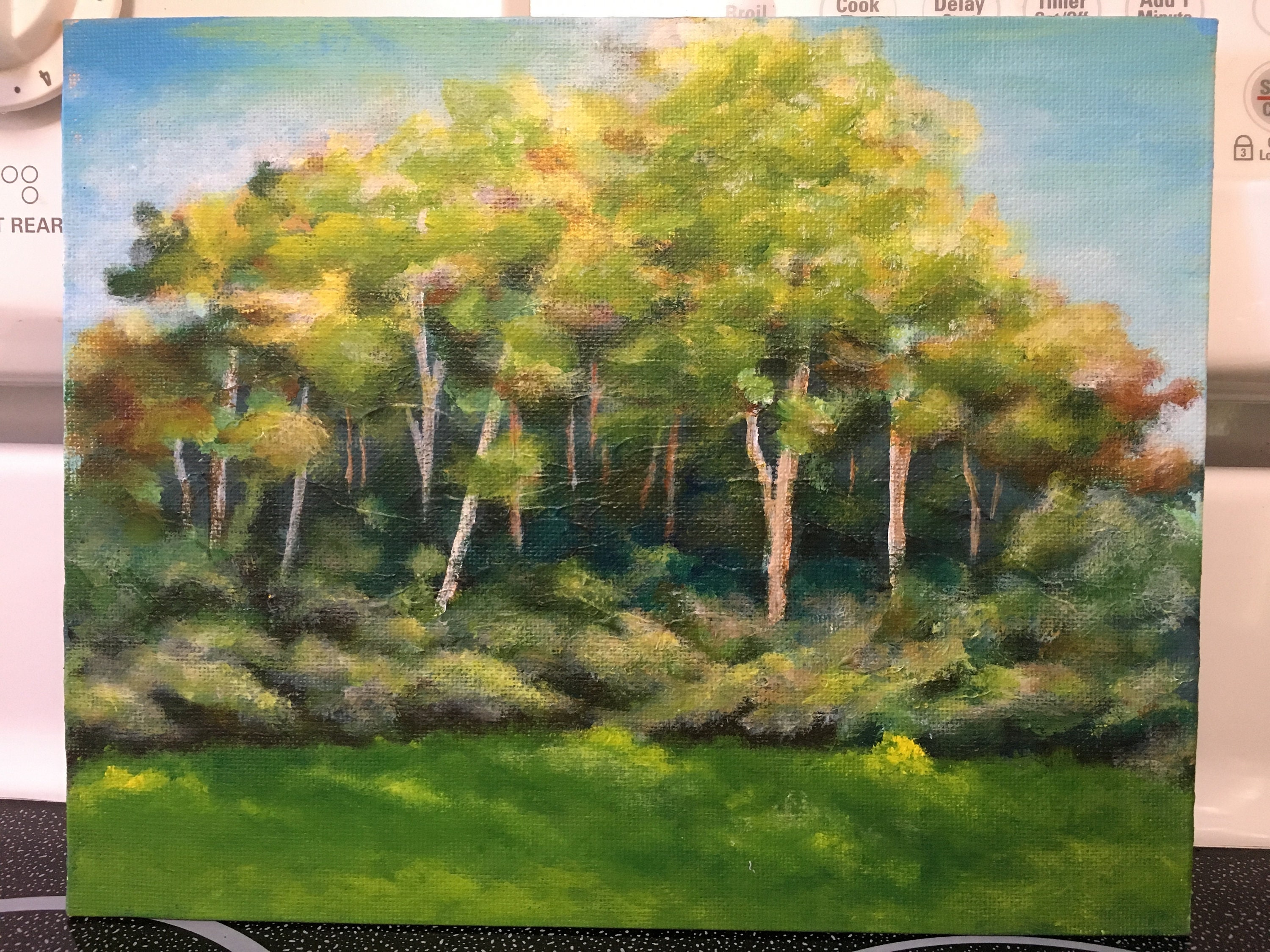 Landscape Painting, Forest Landscape, Forest Painting, Landscape ...