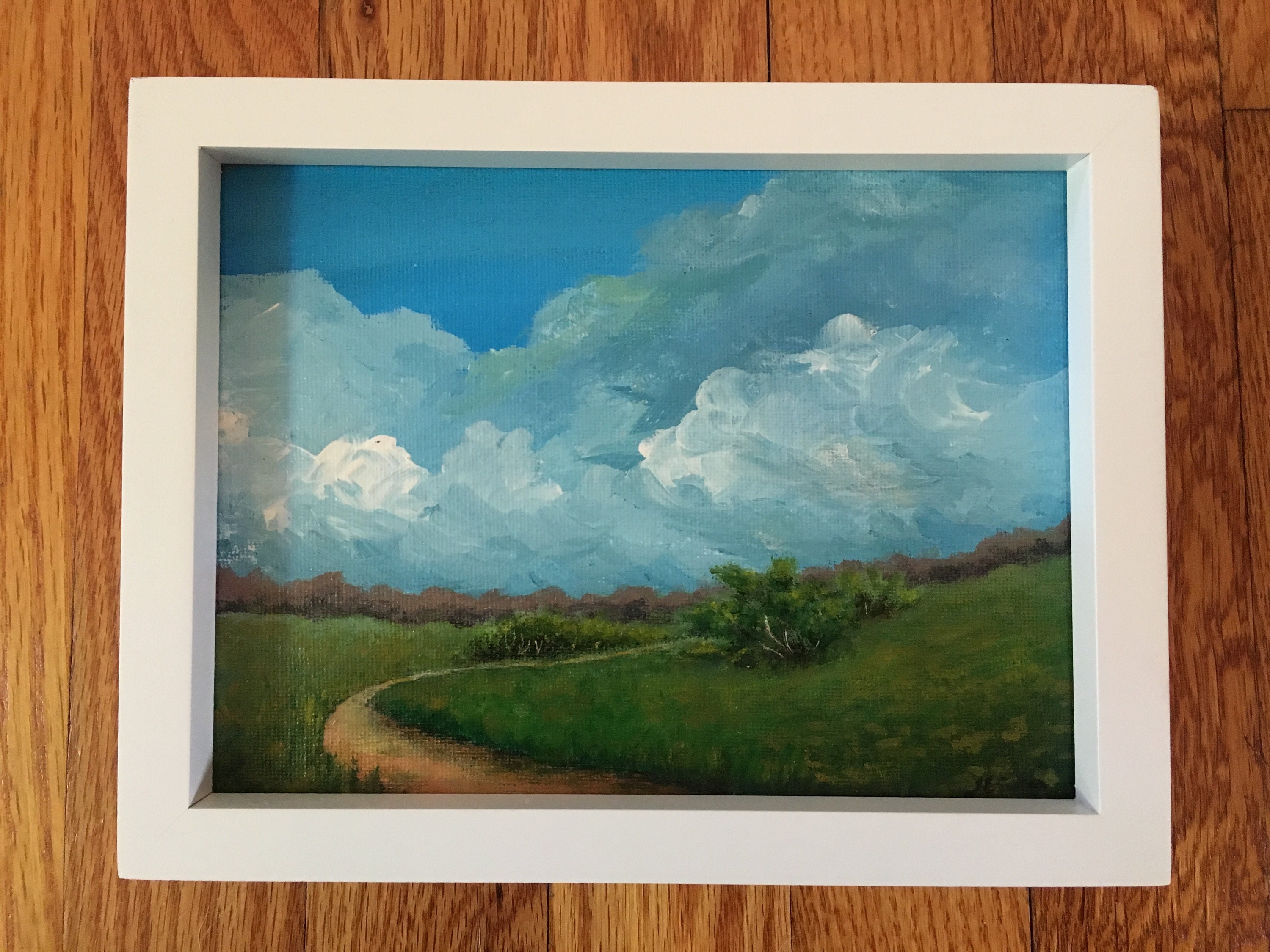 Landscape Painting, Small Landscape Painting Acrylic Painting Landscape ...