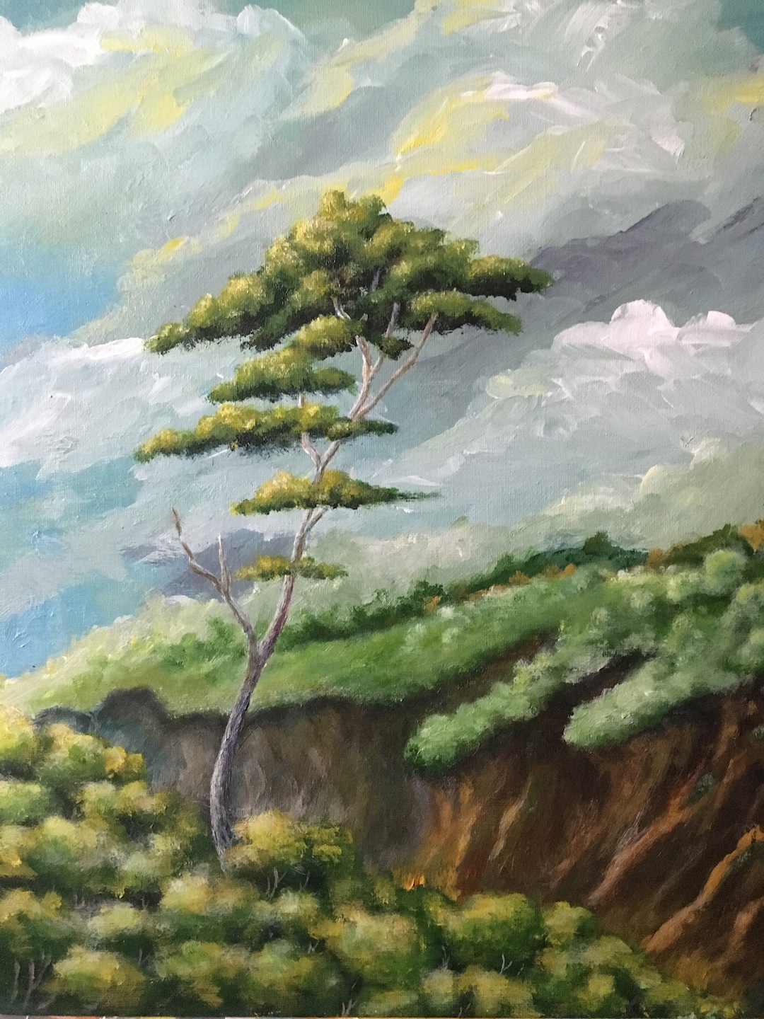 Landscape Painting, Forest Painting, Tree Painting Acrylic Landscape ...