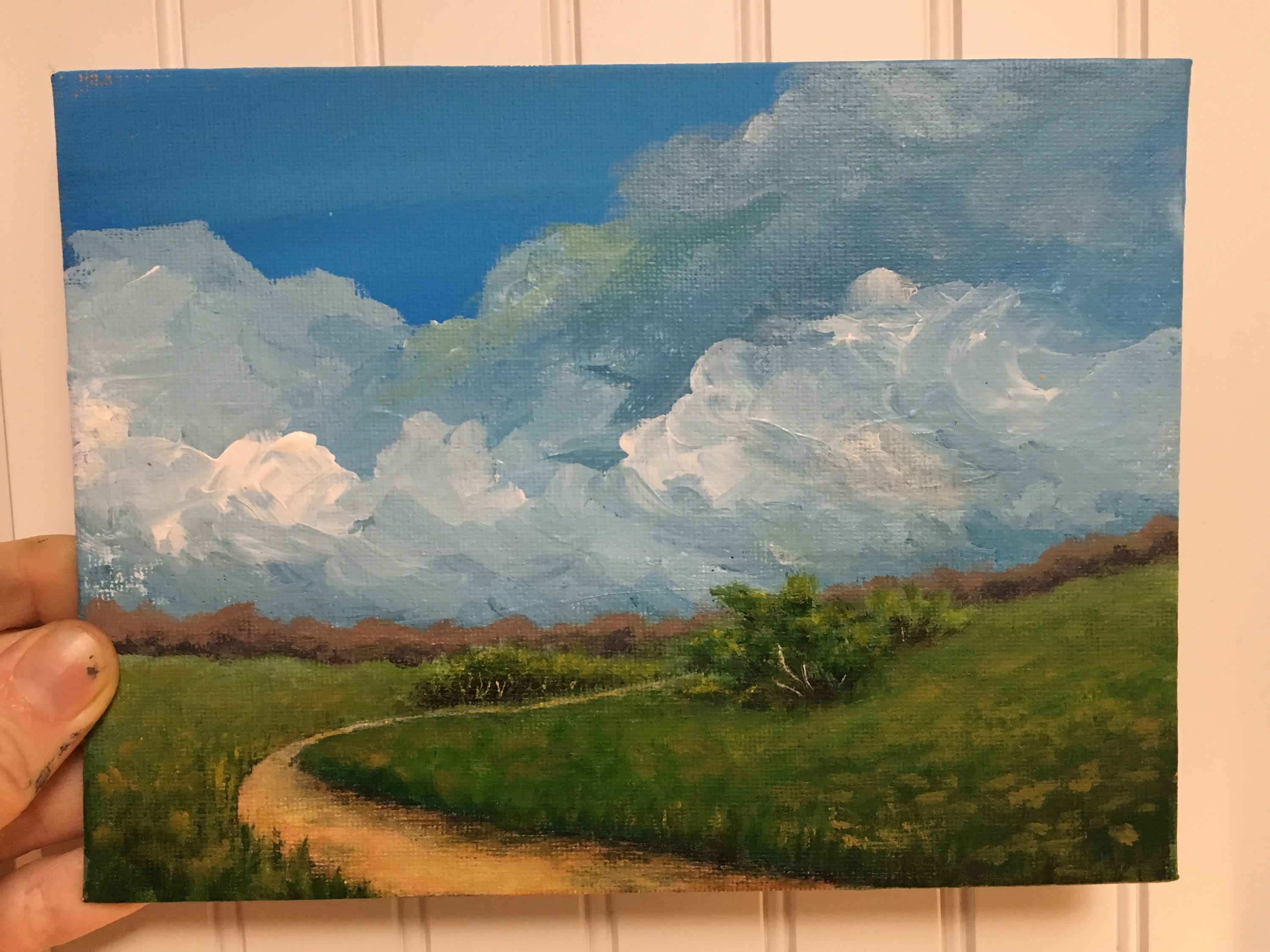 Landscape Painting, Small Landscape Painting Acrylic Painting Landscape ...