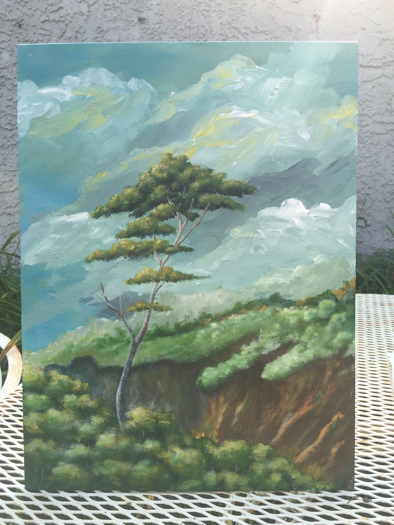 Landscape Painting, Forest Painting, Tree Painting Acrylic Landscape ...