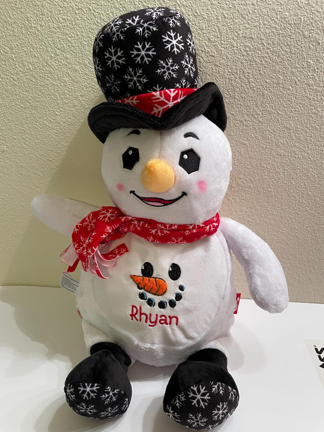 Custom Snowman Plush Toy for Kids, Unique Holiday Gift Stuffed Animals ...