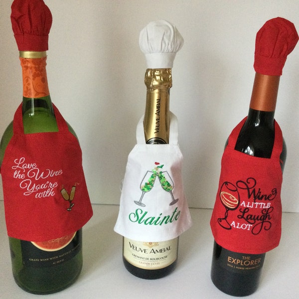 Wine Bottle Apron - Etsy