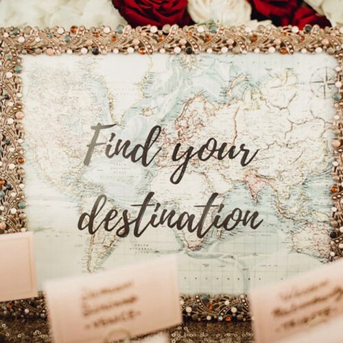 Find Your Destination Sign Travel Wedding Decor - Etsy