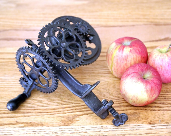 Antique Cast Iron Apple Peeler 1800's Sinclair Scott Co. Baltimore MD ...