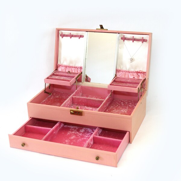 Pink Jewellery Box - Etsy