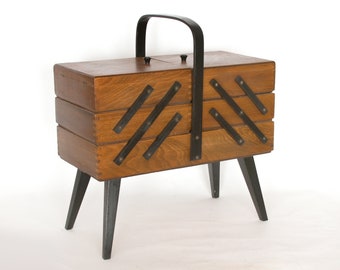 Sewing Box on Legs | Etsy