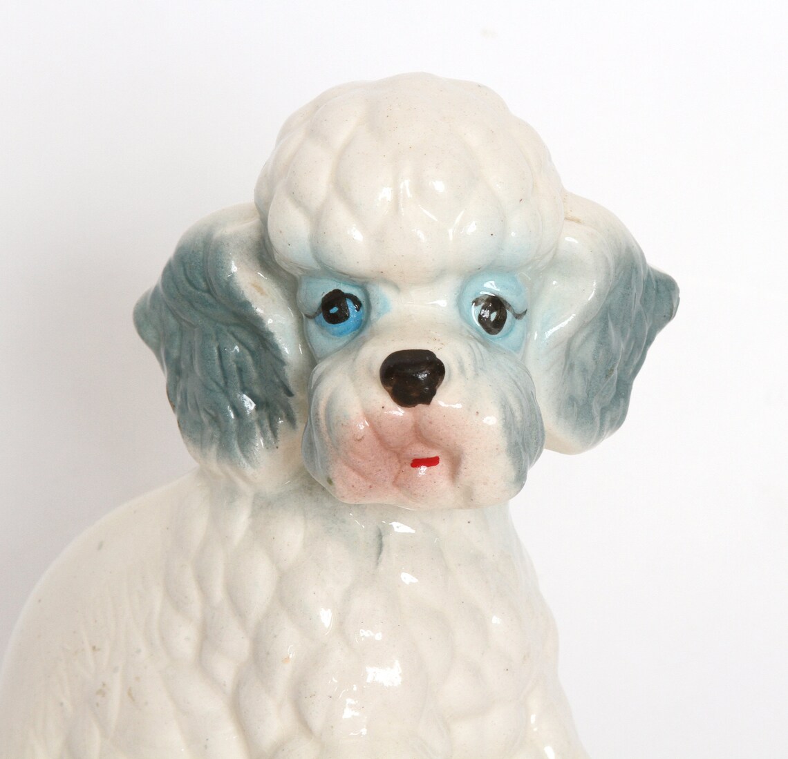 Vintage Ceramic Poodle Dog Bank - Etsy