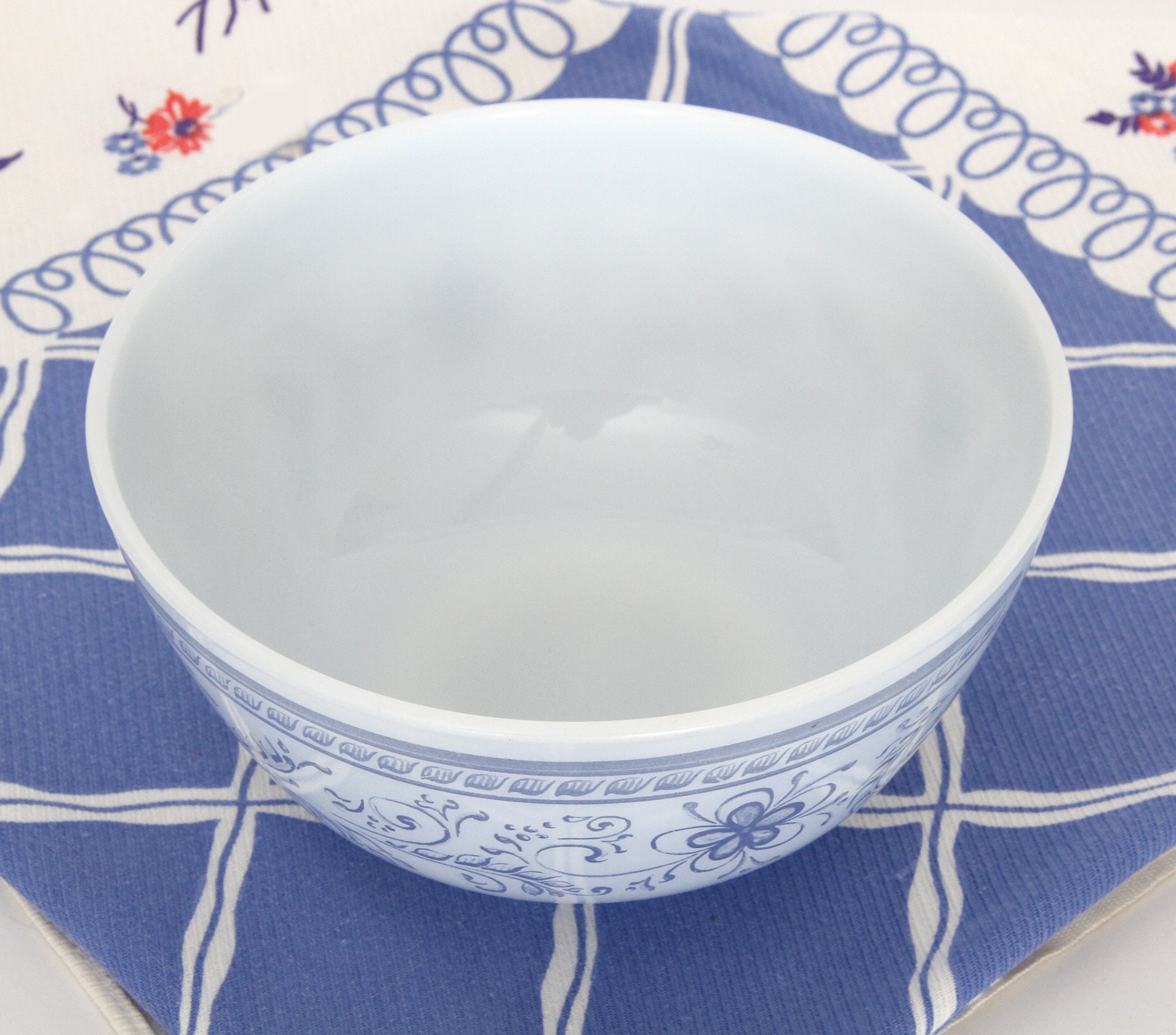 1960's Pyrex Bowl Brittney Blue Rare Pattern 478-B | Etsy