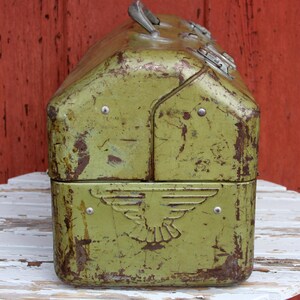 Vintage Simonsen Industrial Metal Tool Box/chest Articulated Art Deco ...