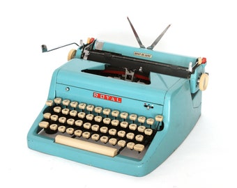 Turquoise Typewriter | Etsy