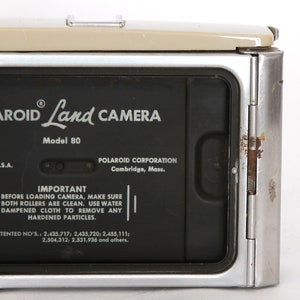 Vintage Polaroid Land Camera Model 80A - Etsy