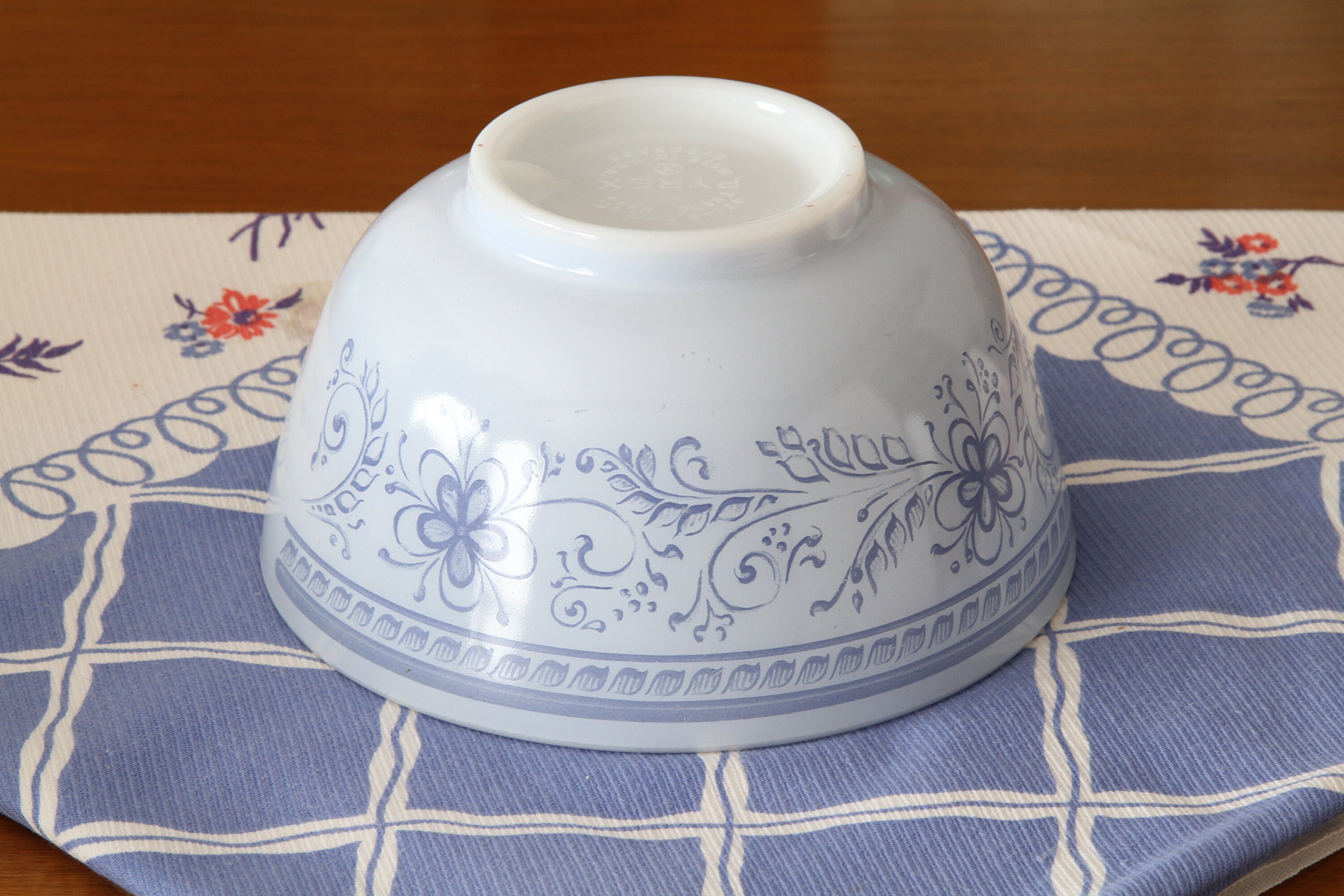 1960's Pyrex Bowl Brittney Blue Rare Pattern 478-B | Etsy