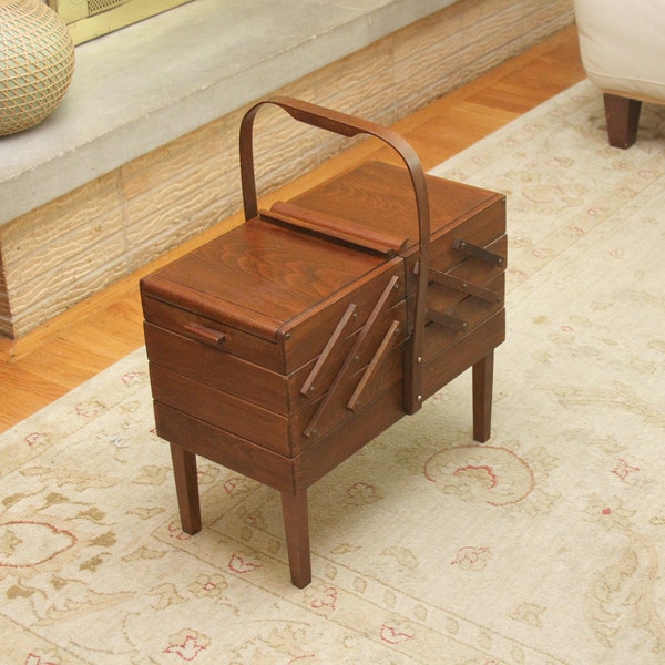 Wood Sewing Box - Etsy