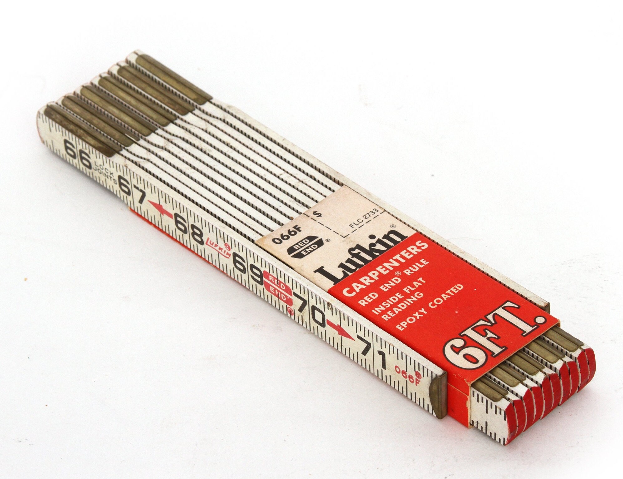 Lufkin Carpenters Red End Folding Ruler 6ft Unused 006F - Etsy