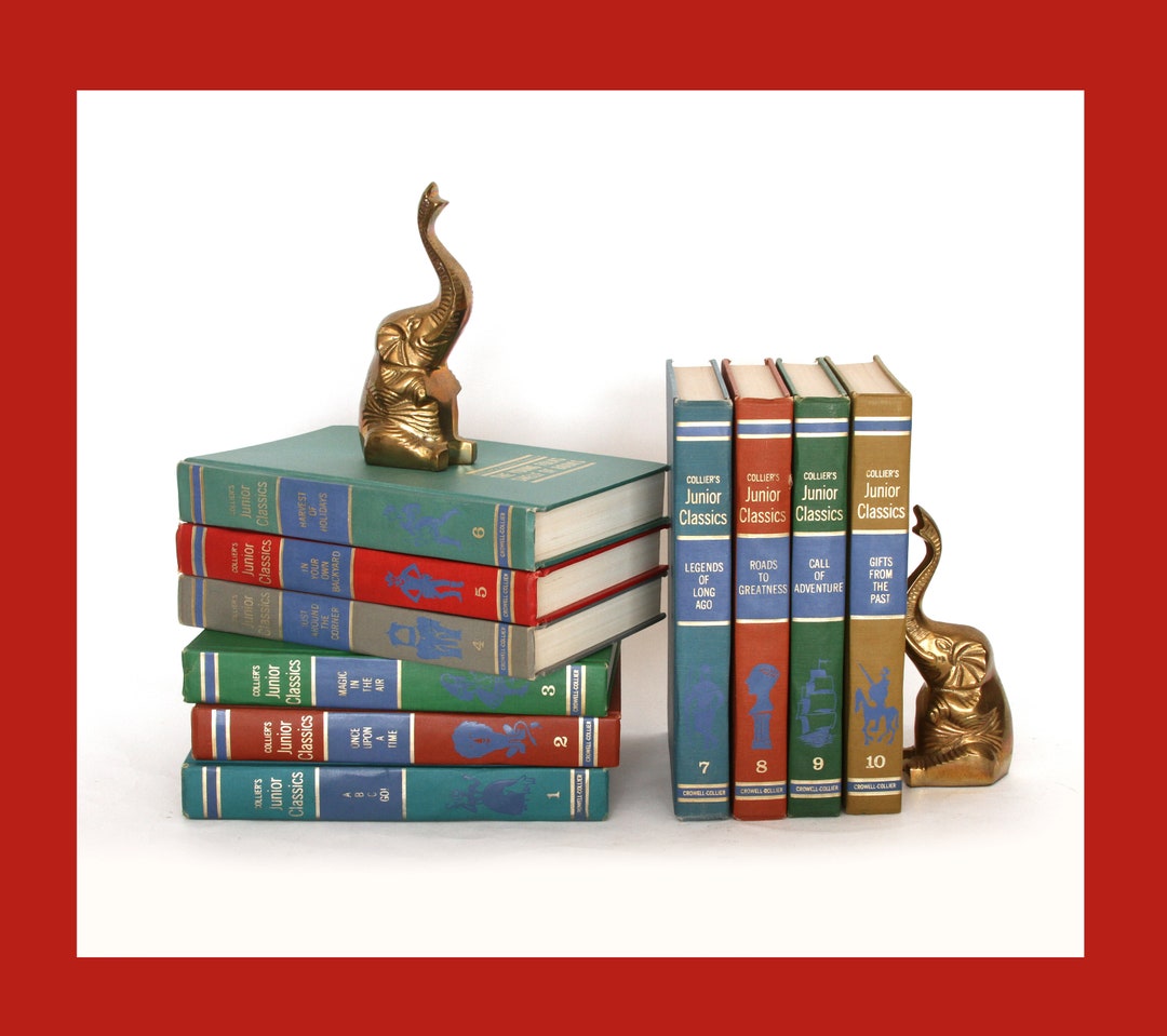 Vintage Collier's Junior Classics Volume 1-10 Books Set 1962 - Etsy
