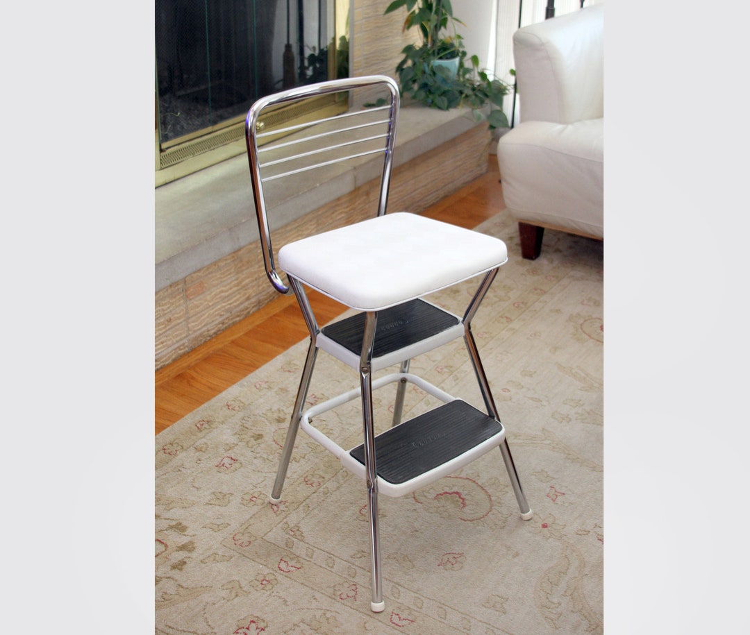 Vintage Cosco Kitchen Step Stool/chair Lift up Seat - Etsy
