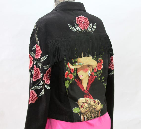 Vintage Doreman Burns COWGIRL Denim Jacket by Gordon … - Gem