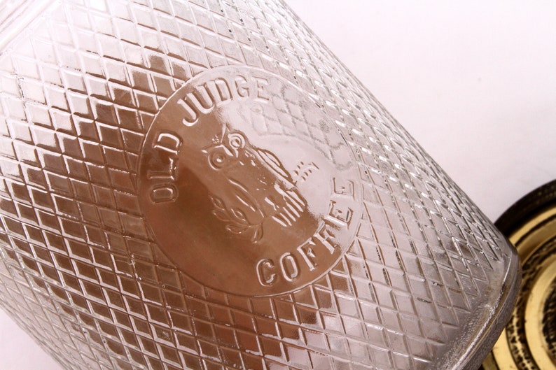 Rare 1950's OLD JUDGE Coffee Jar With Original Paper Label - Etsy